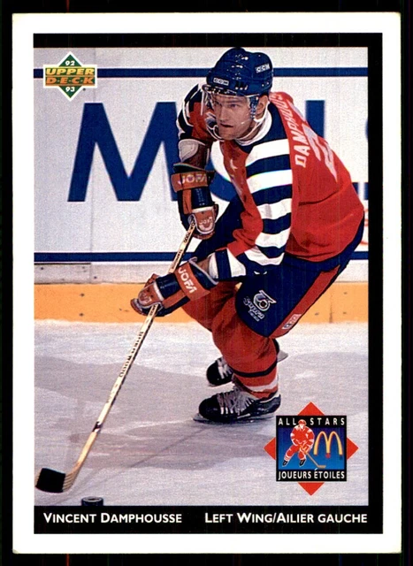 1992-93 PONT SUPÉRIEUR McDonald's All-Stars Vincent Damphousse Edmonton ...