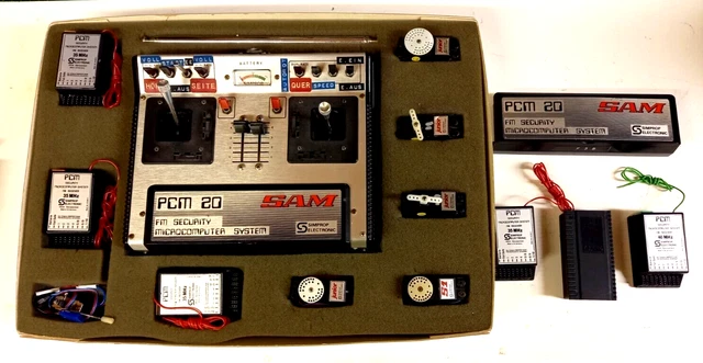 VERY RARE VINTAGE Simprop PCM 20 SAM FM with 35MHz and 40MHz Modules ...