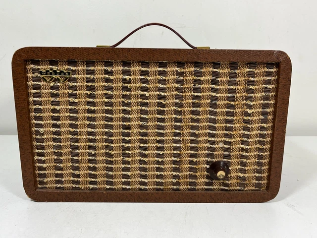 VINTAGE WEBCOR PORTABLE Tube Amplifier TP4905-1 4905 1950s £121.64 ...