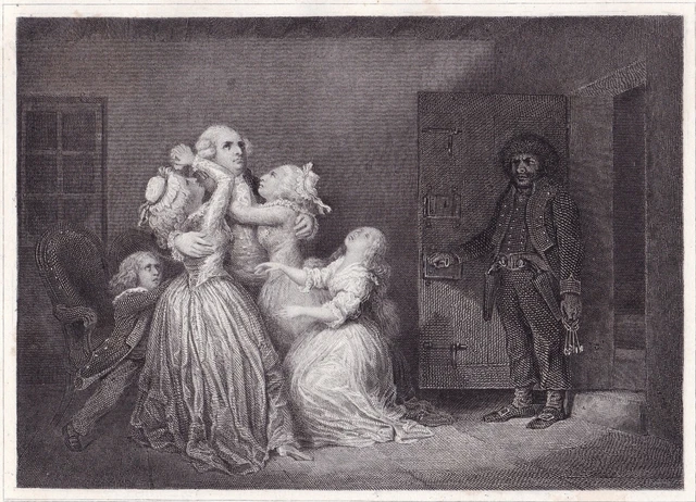 ROI LOUIS XVI Marie-Antoinette Louis XVII Prison du Temple Révolution ...
