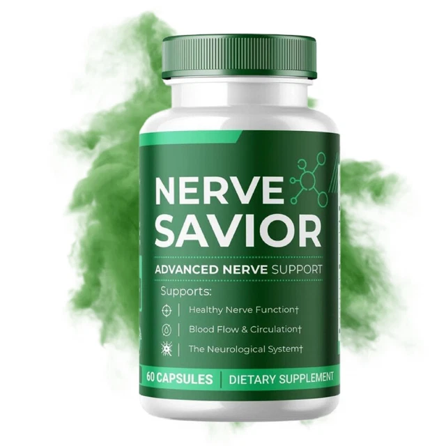 NERVE SAVIOR ADVANCED Nerve Support Formula -NeuropathyPain Relief ...