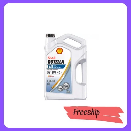 SHELL ROTELLA T4 Triple Protection SAE 15W-40 Diesel Engine Oil - 1 ...