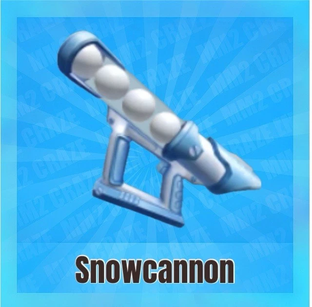 NEW CHRISTMAS SNOWCANNON Gun Murder Mystery 2 | MM2 | Cheap + Fast $100 ...