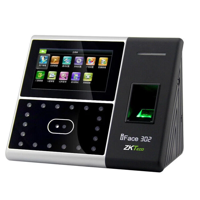 Zkteco Iface302 S Fingerprint Facial Face Recognition Time Attendance System £179 44 Picclick Uk