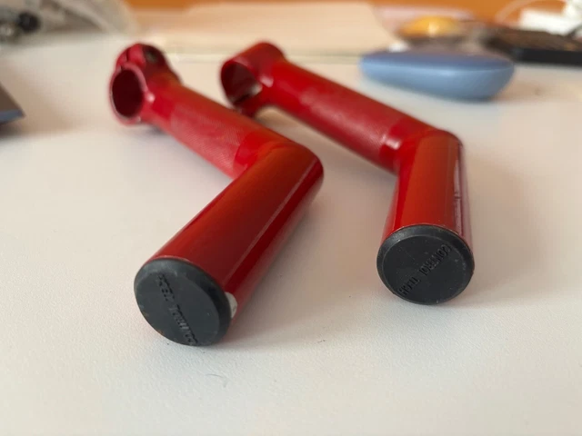 VINTAGE CONTROL TECH Control Stix Bar Ends in Red - REDUCED! £23.56 ...