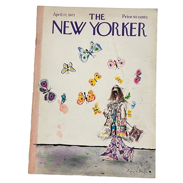NEW YORKER MAGAZINE April 17, 1971 World Trade Center cartoon Woody ...