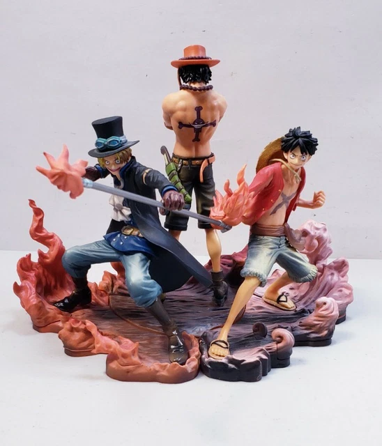 BANPRESTO ONE PIECE DXF BROTHERHOOD II Luffy Sabo Ace Figure Full Set ...