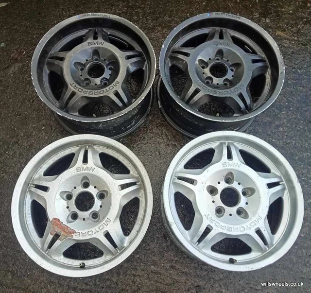 BMW E36 M3 LTW Genuine Early Style 24 Motorsport Staggered Alloy Wheels ...
