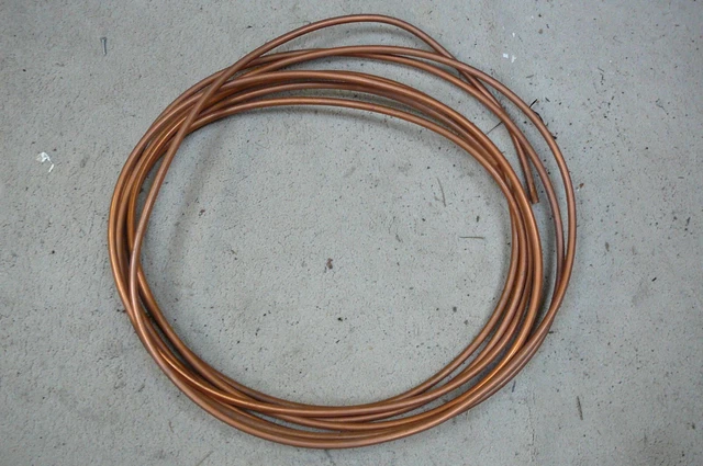 APPROX 10M YORKSHIRE COPPERTUBE 10mm copper pipe /plumbing/microbore £ ...