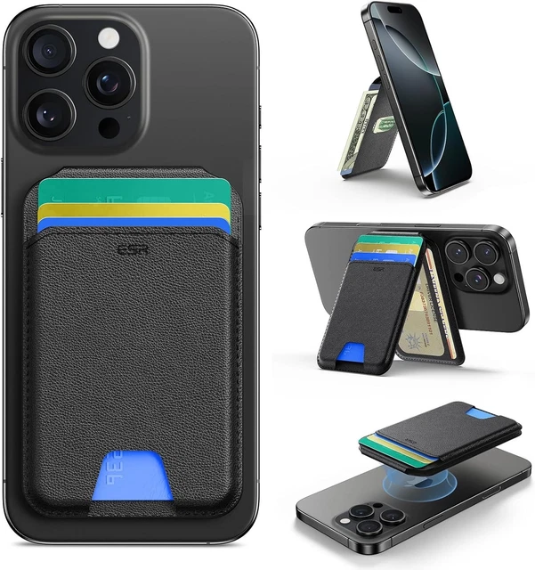 ESR UPGRADED FOR MagSafe Wallet, 5 Card Holder, RFID A1_black_5 Cards £31.99 - PicClick UK