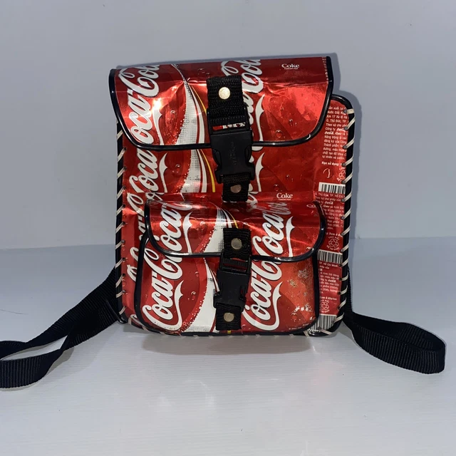 COCA COLA BACKPACK Made from Coca Cola coke Cans Handmade Collectable ...