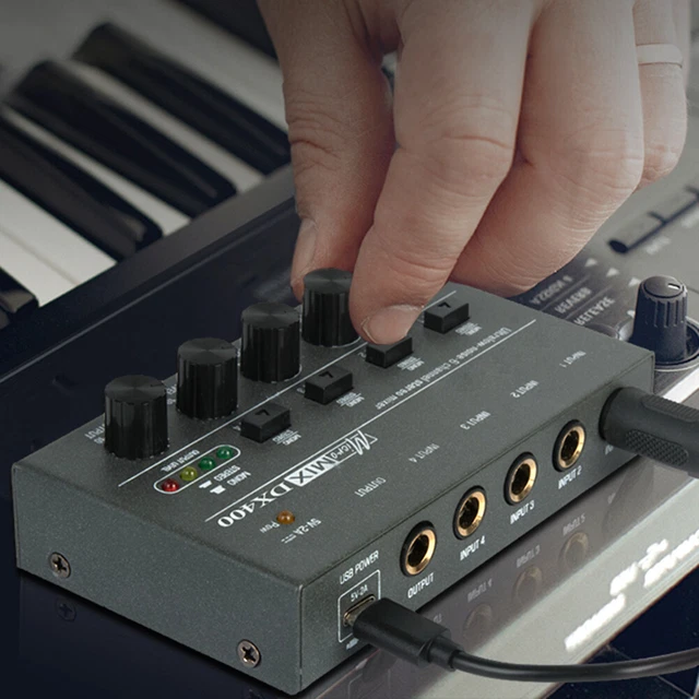 LINE MIXER ULTRA Low Noise TYPE-C 5V 2A Bass Mixer (4 Channels) $35.89 ...
