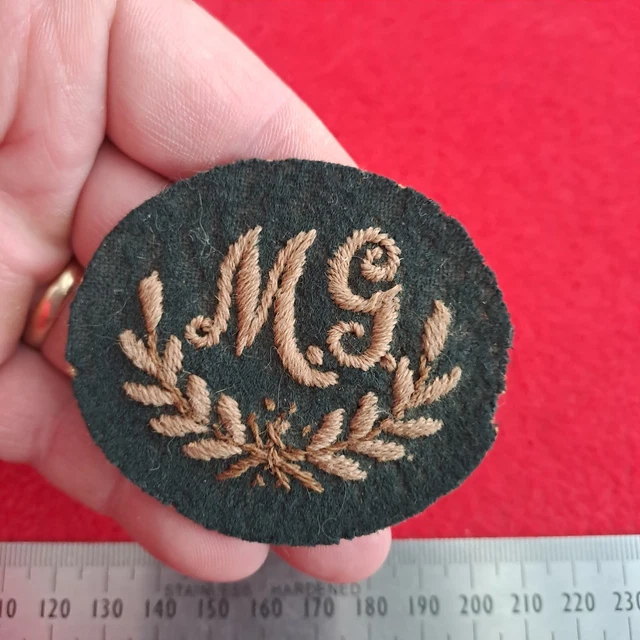 WW1 SOUTH AFRICAN Machine Gunner Proficiency Trade Cloth Badge MG ...