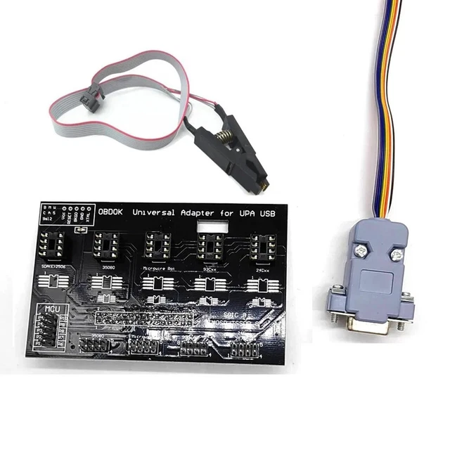 UPA USB ECU Programmer Universal Eeprom Adapter Board with SOP8 SOIC8 ...