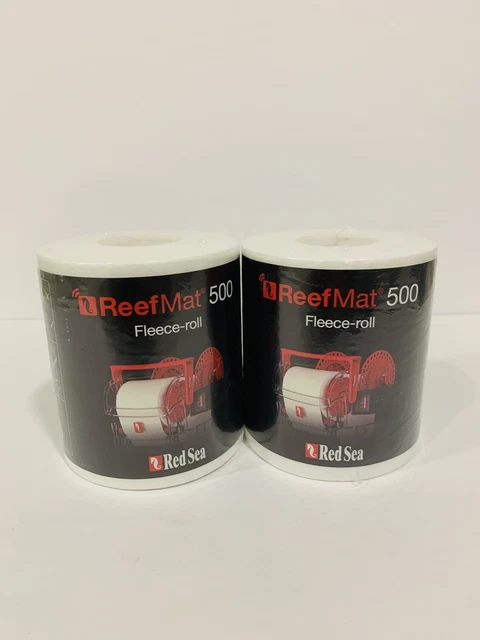 2 ROLLS RED Sea ReefMat 500 Replacement Fleece Roll 28 meters / 92 feet ...