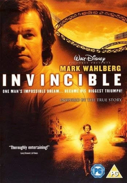 INVINCIBLE DVD WALT Disney Mark Wahlberg Original Very Rare UK Release ...