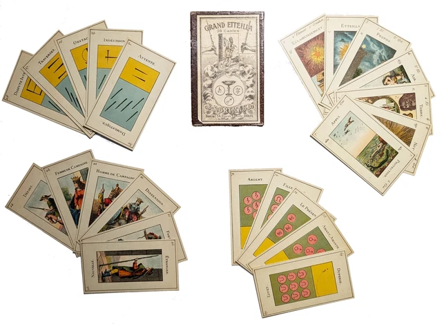 TAROCK TAROT JEU de Cartes Playing Cards Card Game Paris Grimaud 1890 ...