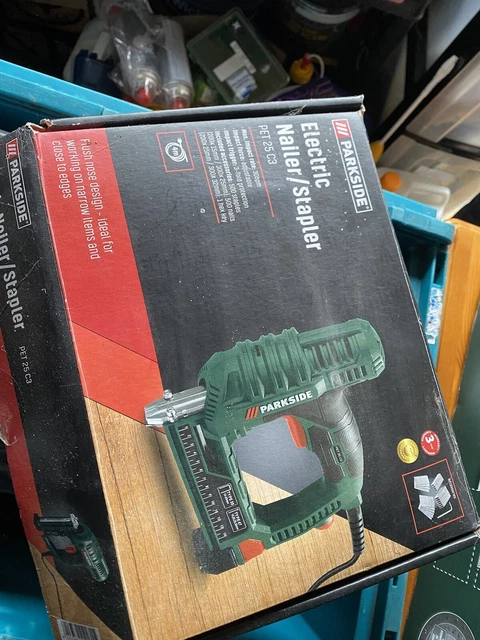 PARKSIDE ELECTRIC NAILER stapler £30.00 - PicClick UK