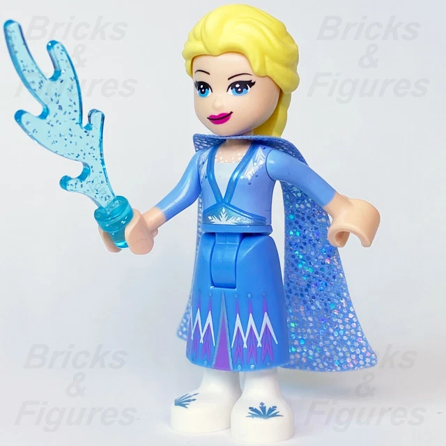 LEGO® DISNEY FROZEN 2 Elsa Minifigure w/ Glitter Cape Princess Queen ...