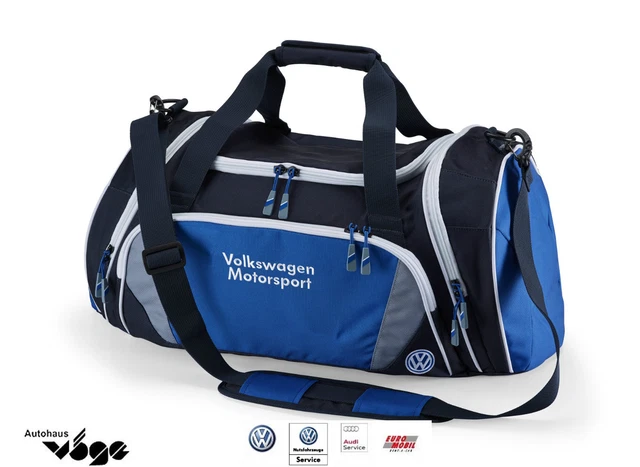 ORIGINAL VW SPORTTASCHE Motorsport / Dunkelblau/Blau/Grau Volkswagen ...