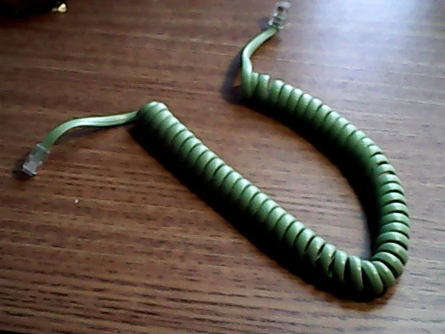 LIGHT GREEN TOUCH Tone phone, Coiled cord, For Parts!! £16.88 - PicClick UK