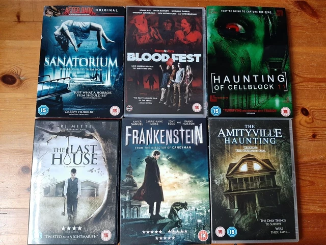 6 X MODERN Horror DVD Bundle Bloodfest Sanatorium Amityville Haunting ...
