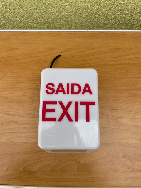 BOEING B737/B747/B757/B767/B777 EXIT Sign, Emergency Exit, Rare £85.79 ...
