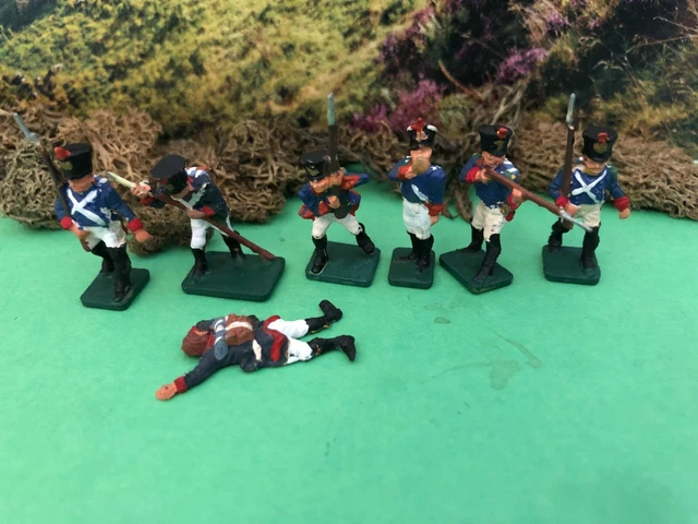 AIRFIX NAPOLEONIC WARS French infantry set 2 1:72 painted £6.50 ...