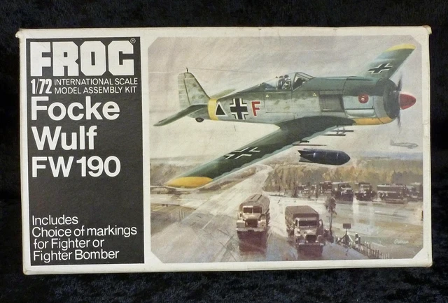 FROG FOCKE WULF FW190 Aircraft Model Kit 1/72 Scale £14.50 - PicClick UK