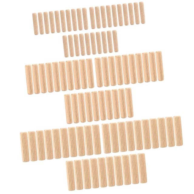 90X WOODEN DOWELS M6 M8 M10 Dowels for Drawer Carpentry Projects $17.38 ...