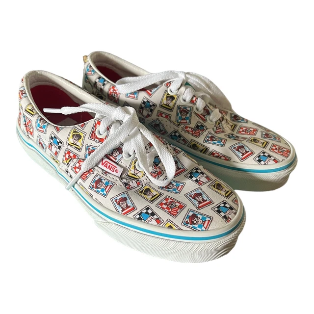 VANS WHERE’S WALDO Kids Era Sneakers Postage Stamp Youth Boys Girls ...