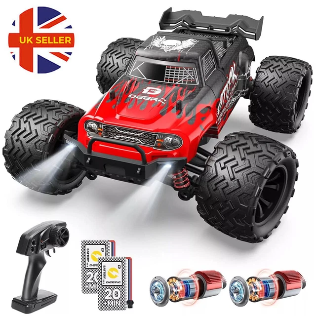 DEERC 9500E 1:16 Scale RC Car High Speed RC Crawler Monster Truck Off ...