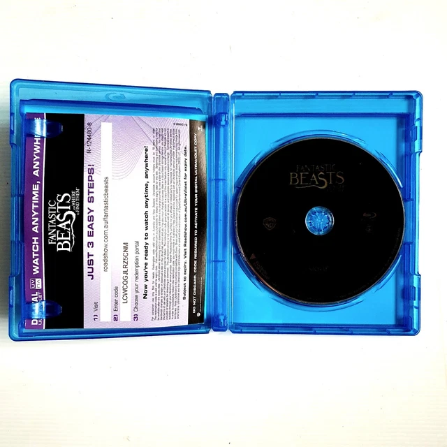 FANTASTIC BEASTS AND Where to Find Them Blu-Ray 2016 Scifi Fantasy ...