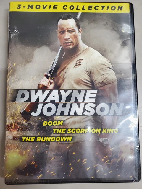DWAYNE JOHNSON 3-MOVIE Collection (Doom/The Scorpion King/The Rundown ...