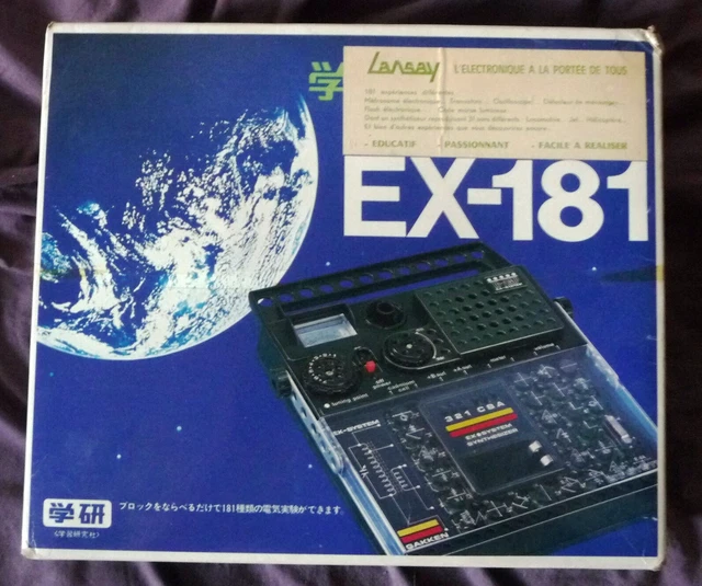 GAKKEN ELECTRONIC EX system EX-181 lansay 70's vendu dans l'etat. EUR 239,99 - PicClick FR