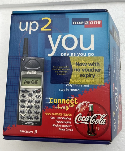 TELÉFONO MÓVIL ERICSSON Coca Cola Coleccionable Raro Edición Limitada ...