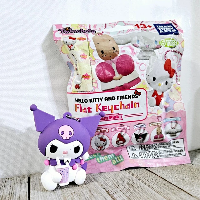 MINISO SANRIO CHARACTERS 2" Hello Kitty and Friends Flat Keychain Team ...