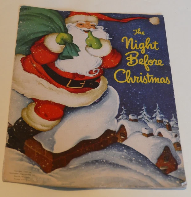 THE NIGHT BEFORE Christmas (Whitman Publishing Co., 1949) £29.95 ...