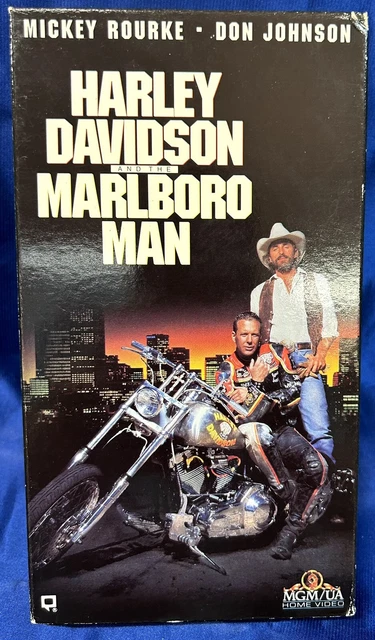 HARLEY DAVIDSON AND the Marlboro Man (VHS 1991) Mickey Rourke, Don ...