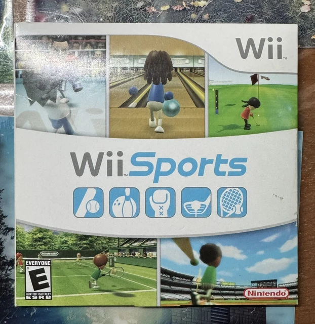 WII SPORTS GAME Disc & Sleeve (Nintendo Wii, 2007) complete with Manual ...