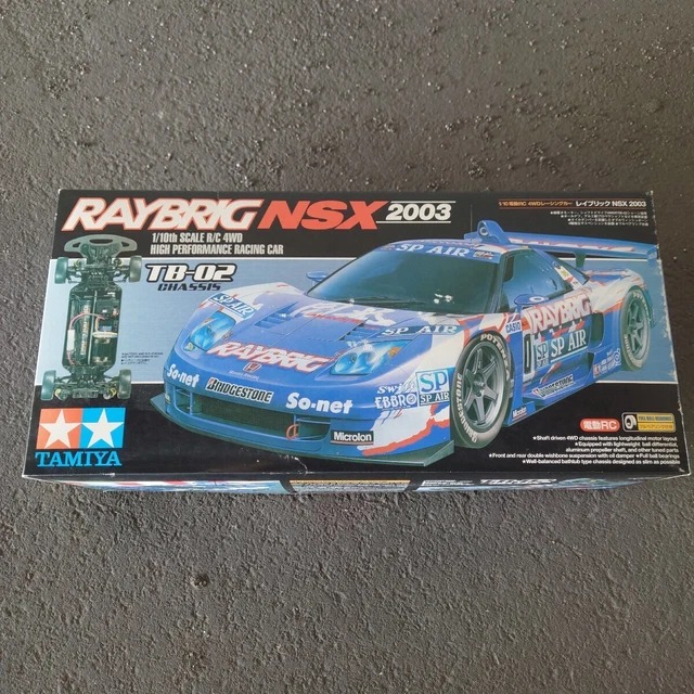 PRODUCTION ARRÊTÉE TAMIYA 1/10 Électrique RC Raybrig Nsx 2003 Item ...
