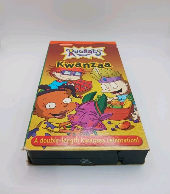 RUGRATS KWANZAA 2001 Nickelodeon Cartoon VHS Vintage Tommy Chuckie ...