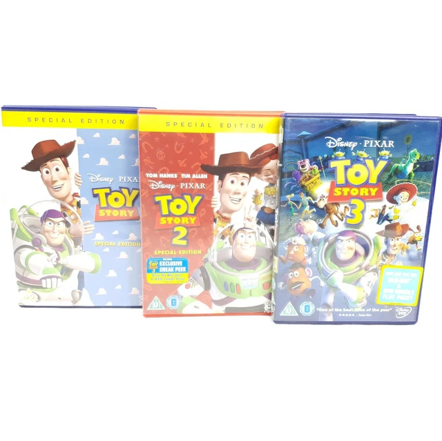 TOY STORY TRILOGY 1 2 3 - Special Edition DVD Bundle Woody Buzz ...