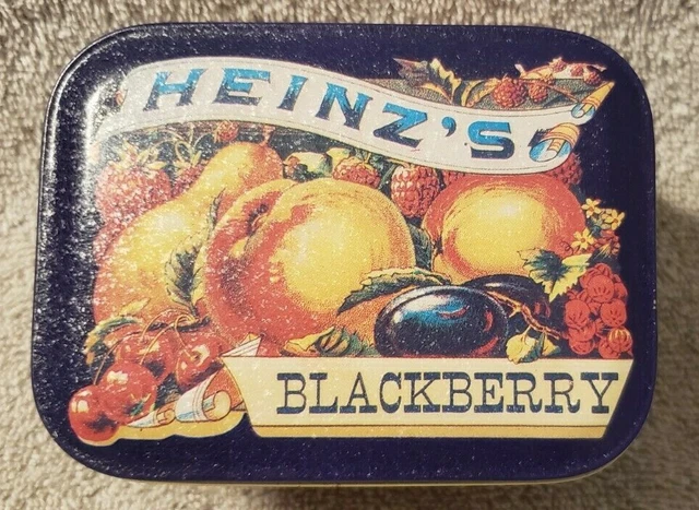 VINTAGE HEINZ'S BLACKBERRY Jam Advertisement Tin 1983 $4.00 - PicClick