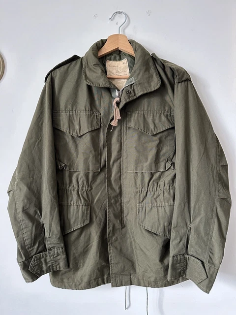 VINTAGE 1965 M65 Vietnam War Military Field Jacket Made In Usa Size ...