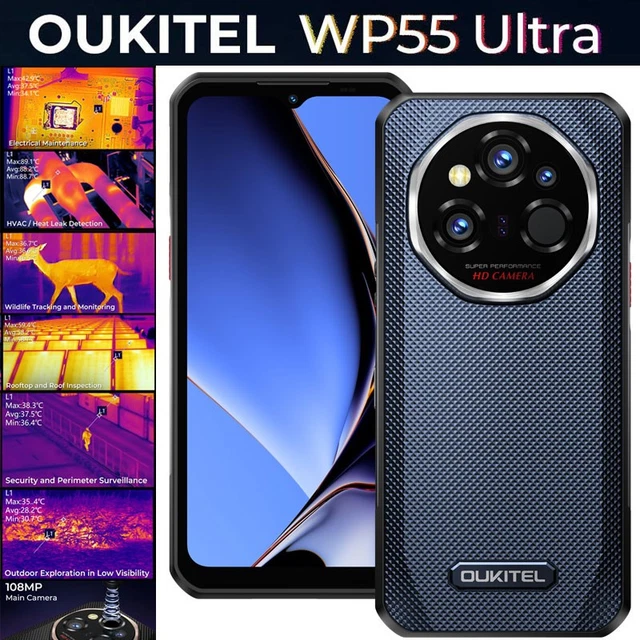 OUKITEL WP55 ULTRA 5G Rugged Phone Android 15 Outdoor Thermal Imaging ...