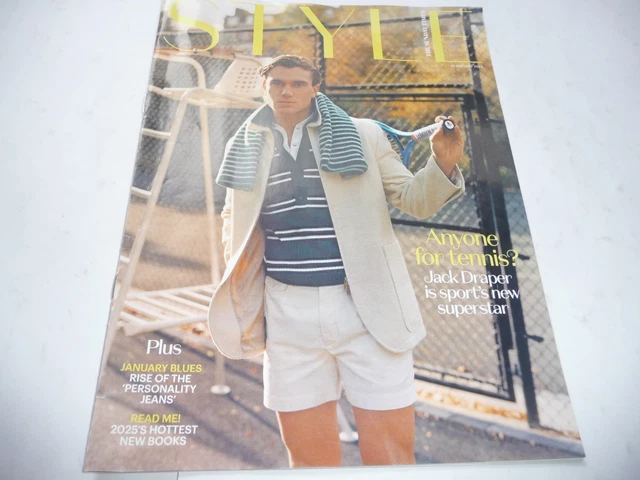 SUNDAY TIMES - Style Magazine (12/1/25) - Jack Draper cover £8.50 ...