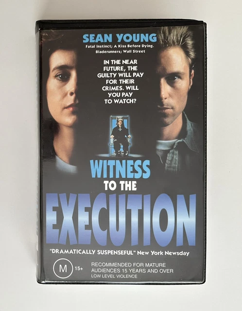 WITNESS TO THE Execution [VHS] Southern Star Big Box Ex-Rental Video ...