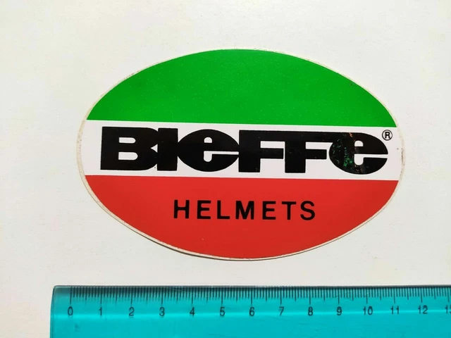 ADESIVO BIEFFE HELMETS STICKER AUTOCOLLANT AUFKLEBER VINTAGE 80s ...
