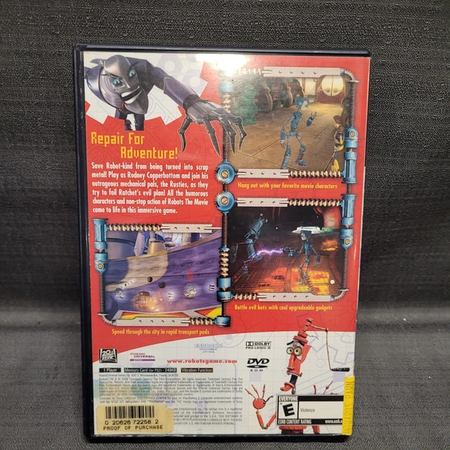 ROBOTS (SONY PLAYSTATION 2, 2005) PS2 Video Game $14.06 - PicClick CA